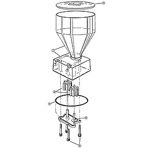 Pump Cover Assembly for Edhard F Series Double Filler Units, Replaces Edhard F-3001