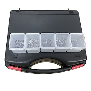 VOTOER 50W Hot Stapler Car Automotive Bumper Plastic Repair Kit Welding Machine, w/ 204 Staples and Diagonal Cutter