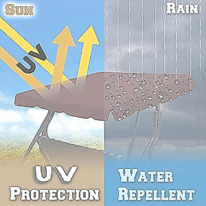 KFJZGZZ Swing Top Cover Universal Garden Swing Seat Canopy Replacement,Waterproof Patio Hammock Cover,Swing Chair Top Cover Roof Sun Shade Sun Lounger for Outdoor(Cover Only)