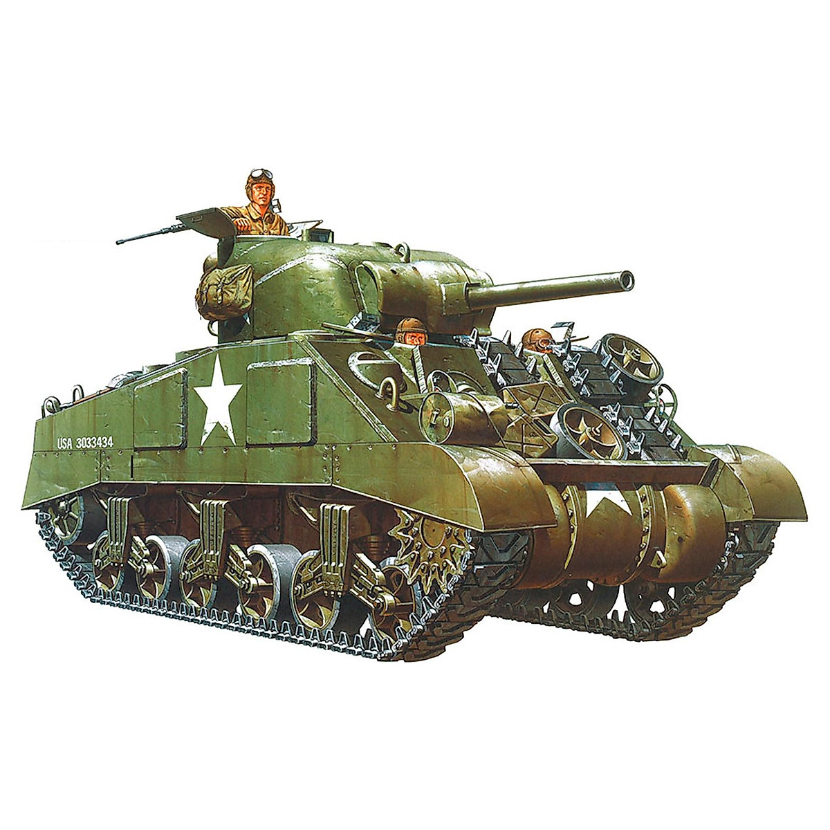 TAMIYA Us Med. Tank M4 Sherman Early Production
