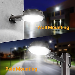DEMILARE Barn Light 50W, IP65 Dusk to Dawn Outdoor Lighting with Photocell, ETL Certified 5000K, 5500LM Outdoor Lights for Yard Garage
