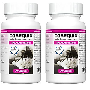 Nutramax Cosequin Joint Health Supplement for Cats - with Glucosamine and Chondroitin, 30 Capsules (Pack of 2)