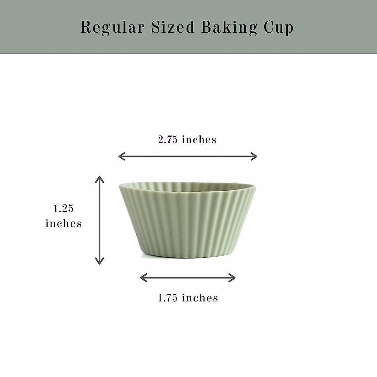 The Silicone Kitchen Reusable Silicone Baking Cups - The Signature Collection Bundle, Non-Toxic, BPA Free, Dishwasher Safe (24 Regular, 12 Jumbo, 24 Mini))