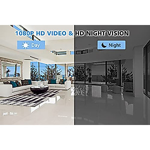 SOLIOM Q7- Indoor Security Cameras,Wireless WiFi Nanny Cam for Indoor Home Pet Dog Baby,1080P Portable Camera with Phone APP Remote Control and Night Vision,Motion Detection