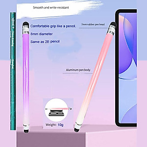 Stylus Pen for Touch Screens(5pack),10 Replaceable Tips High Precision & Sensitivity Capacitive Pens 2 in 1 for iPad iPhone Android Tablets and All Universal Touchscreen Devices