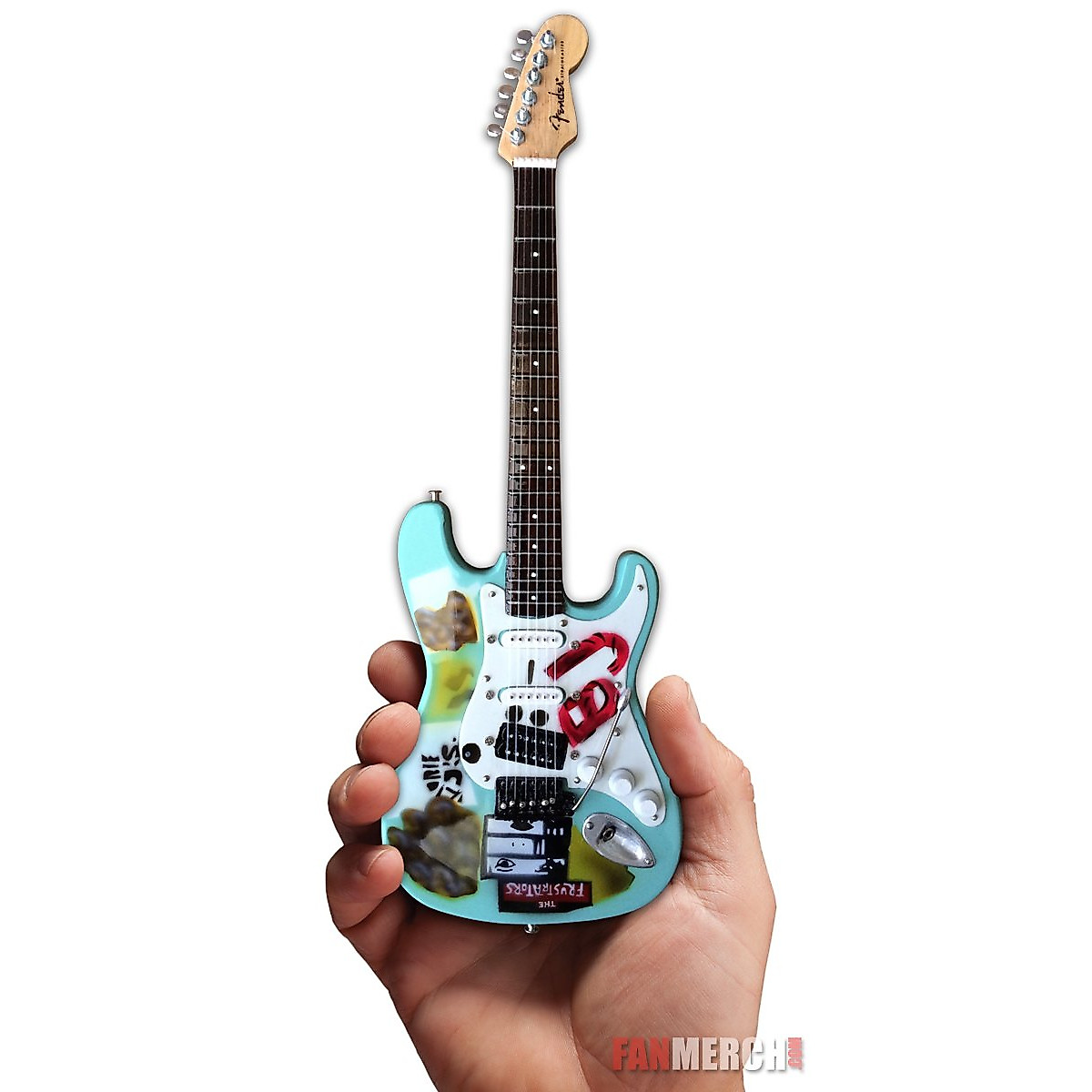 Billie Joe Armstrong"Blue" Green day Mini Guitar Replica Model