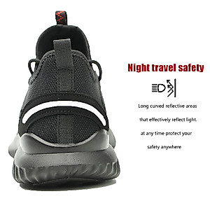 Waterproof Steel Toe sneakers Men Lightweight Composite Indestructible Shoes Safety Alloy Slip Resistant Tennis Roofing Construction Work Shoes zapatos de trabajo para hombres seguridad acero