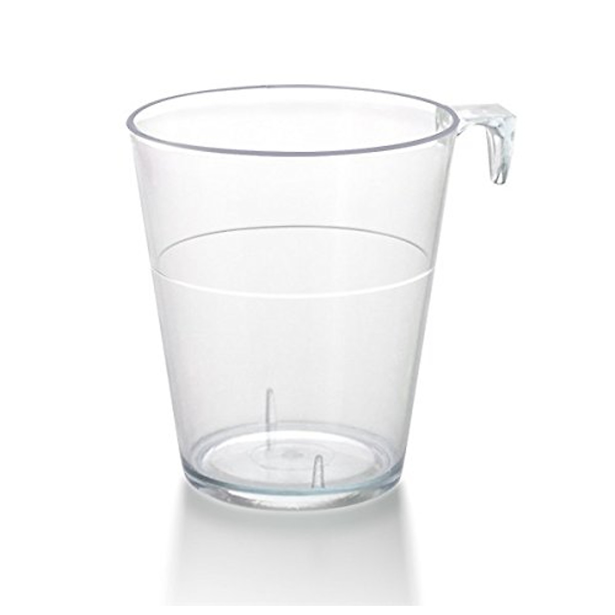 BARCONIC 2oz Clear Plastic Shot Glass with Hook