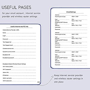 Password Book with Alphabetical Tabs – Hardcover Internet Address & Password Organizer – Password Keeper Notebook for Computer & Website – 5.2 x 7.6" Log-in Password Journal w/ Thick Paper (Lavender)