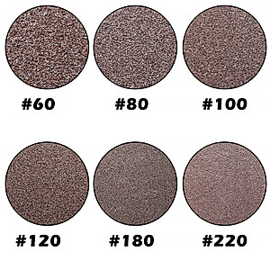 Sunxeke 6Pcs Sanding Sponge Coarse Fine Blocks kit 60/80/120/180/220 Grit for Pot Brush Pan Brush Metal Sanding Wood Sanding Glasses Sanding Washable&Reusable N-G-001