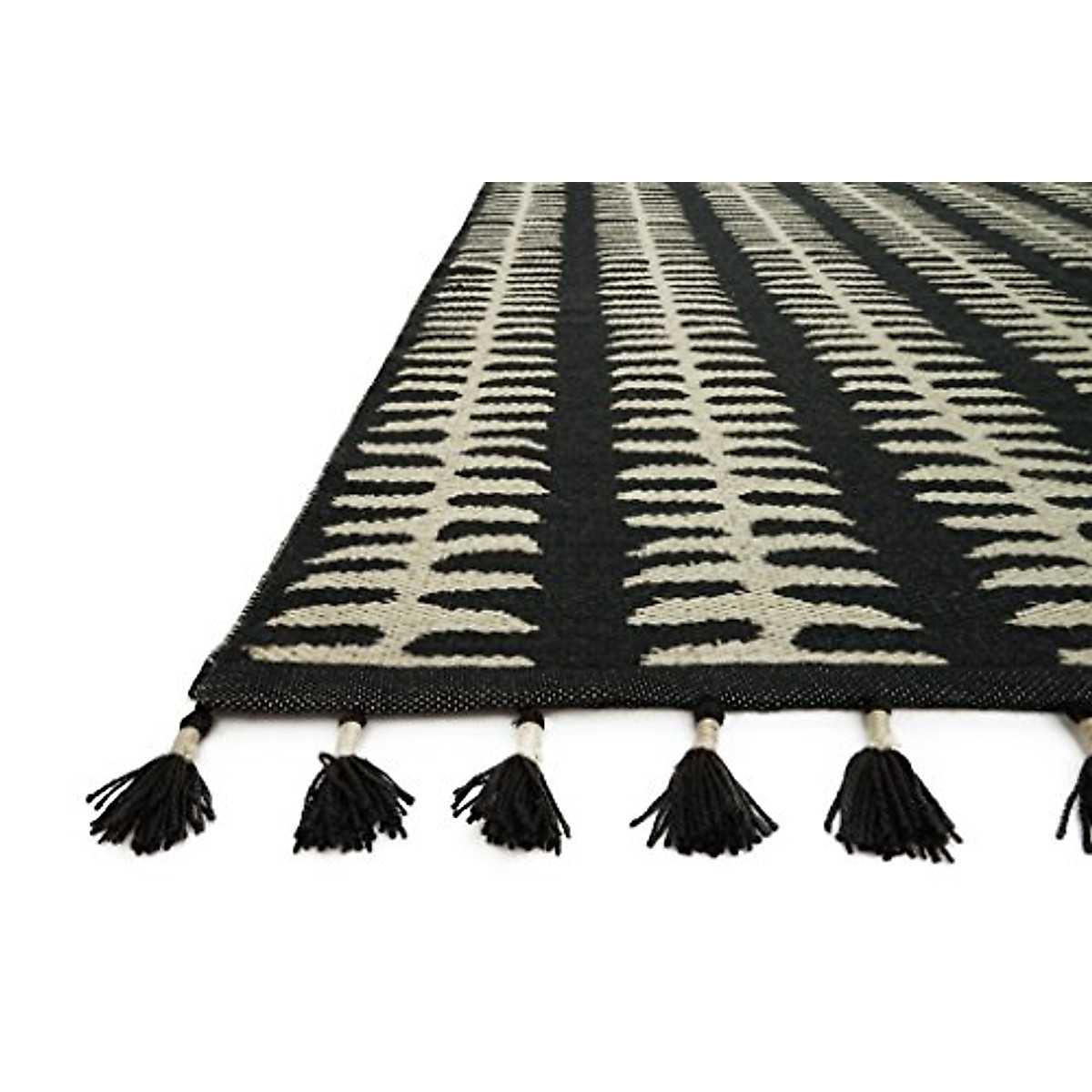 Loloi Justina Blakeney x Kahelo Collection KH-02 Black/Grey Contemporary 9'-3" x 13' Area Rug
