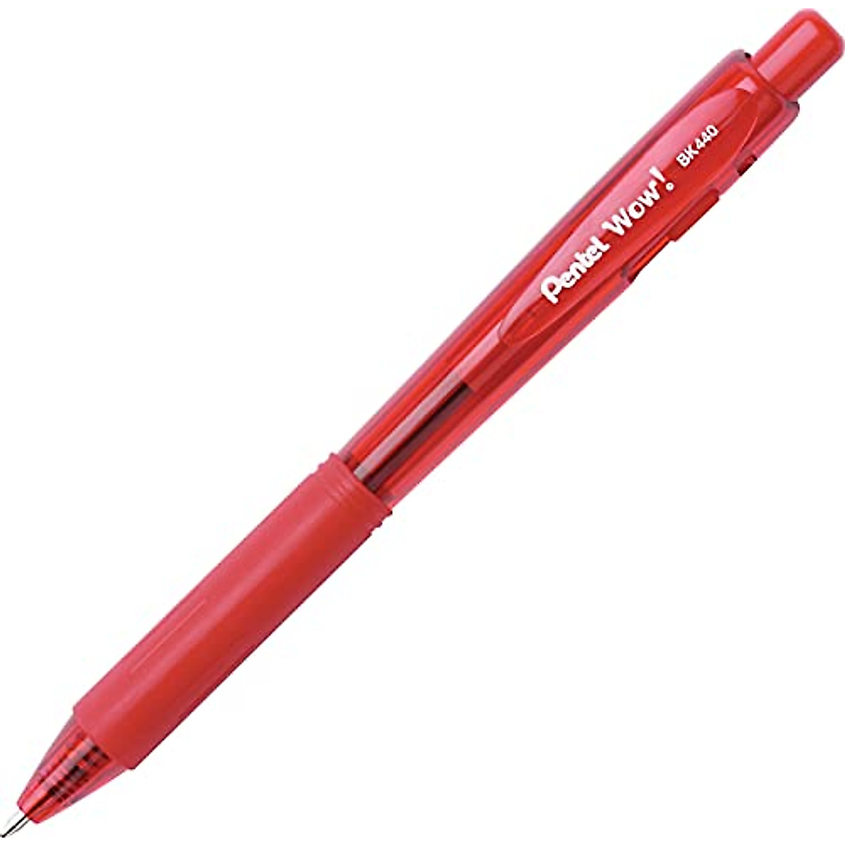 Pentel Bk440bp8m Wow! Retractable Ballpoint Pen, 1Mm, Assorted Barrel, Assorted Ink, 8/Pack