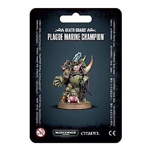Games Workshop 99070102007" Death Guard Plague Marine Champion Miniature
