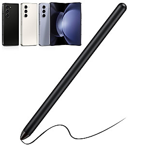 INGIDO Compatible for Samsung Galaxy Z Fold 5/4/3/2/Fold S Pen, High Sensitive & Precision Capacitive Tip Touch Screen Luxury S Pen Stylus for Galaxy Z Fold 5/4/ 3/2/Fold（Black）
