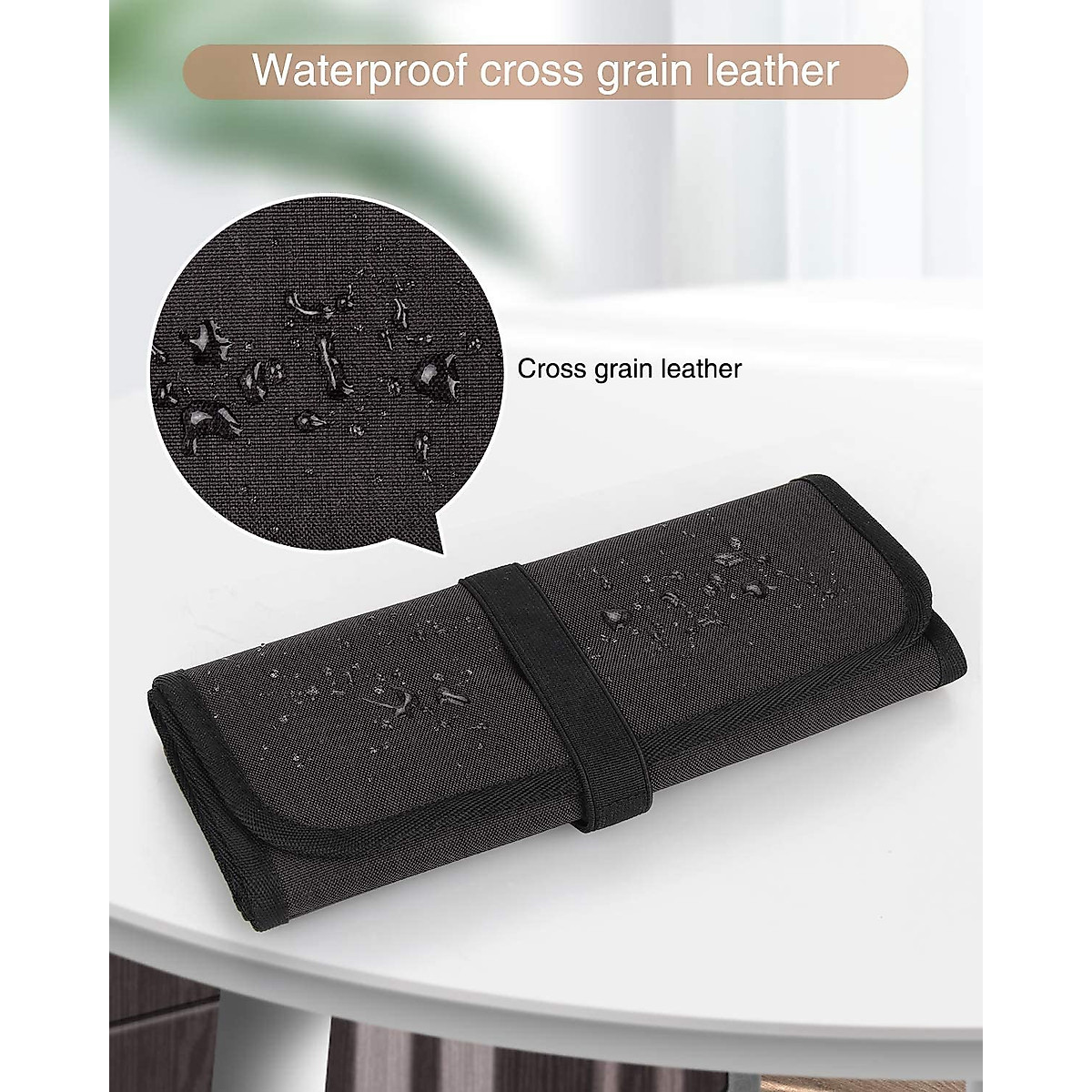 OCHEAL Makeup Brush Holder,Makeup Brush Organizer,Travel Makeup Brushes Bag Cosmetic Bags Pouch for Women Cosmetic Brushes Makeup Artist -Brushes Not included