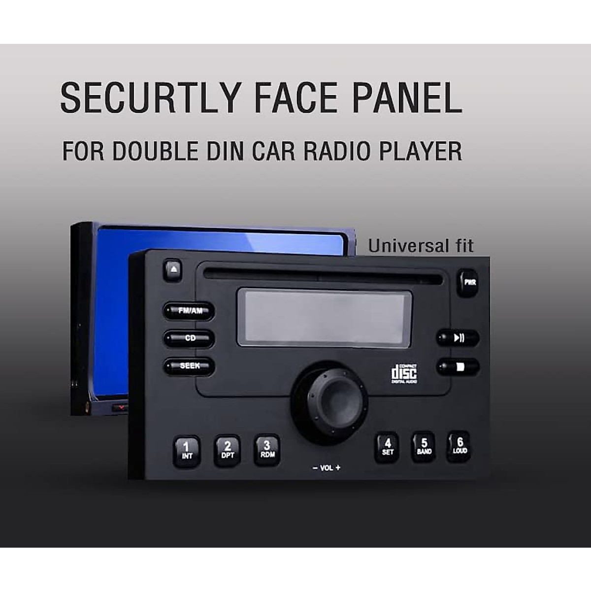 7 INCH Security Face Panel for Double Din CAR DVD Player Anti-Theft Panel