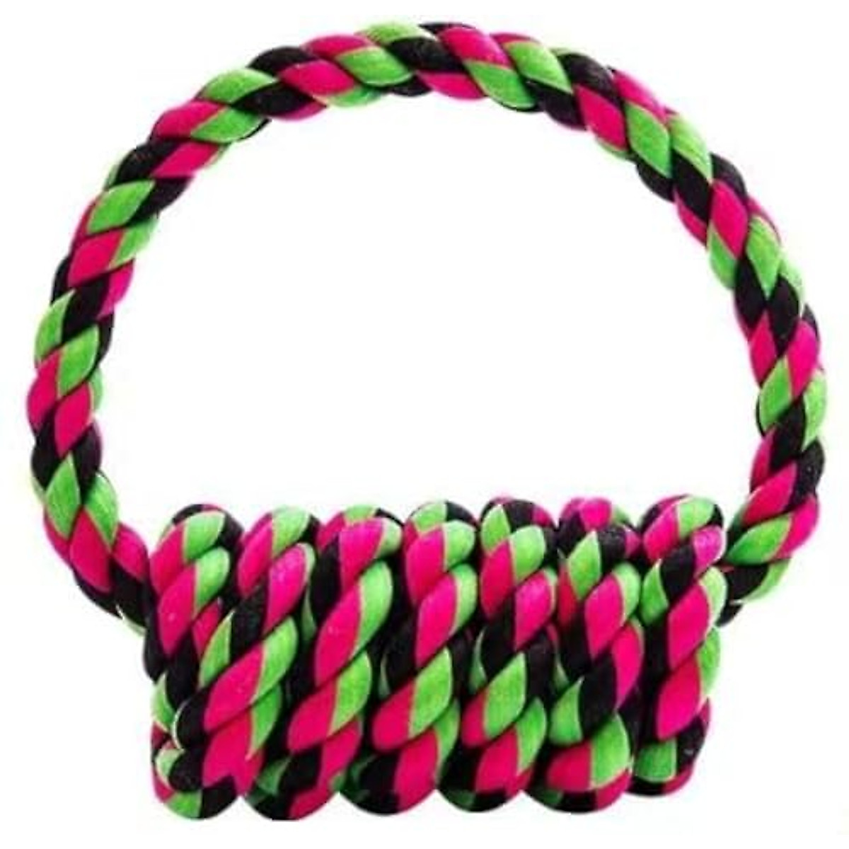 Chewy Champ Circle - Large Dog Rope Toy for Aggressive Chewers - Durable & Fun