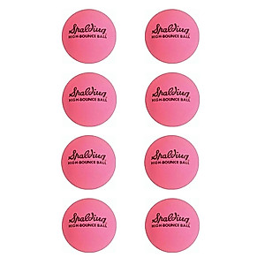 Spalding High-Bounce Pink Ball (Pack of 8)