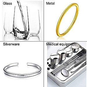 NGe 15Pcs 1/2inch Wool Felt Polishing Bits Mandrel White Cylinder Rotary Tool Accessories Kit Fit Dremel - 1/8inch Shank (3x12mm cylinder)