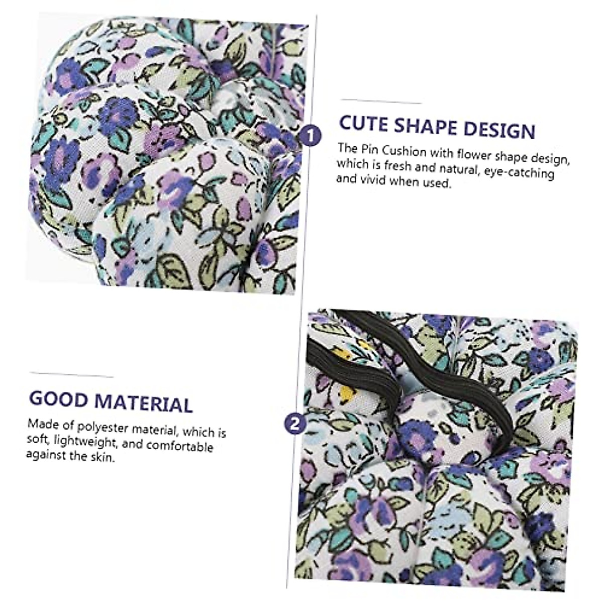 CRAFTHROU 3pcs Wrist Pin Bag Embroidery Supplies Retainer Holder Corsages Wristlet Sewing Pin Wrist Band Wristlets Sewing Needle Cushions Lovely Needle Cushions Needle Wrist Holder Cartoon