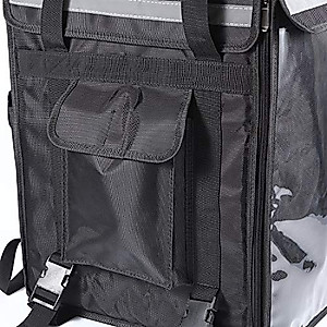 Richway 96L Big Capacity Food Delivery Backpack, Black