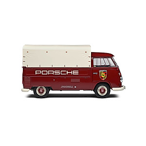 solido 421182320 1:18 Volkswagen T1 Pick-UP Porsche Service RED 1950