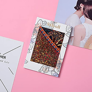 100% Silk Head Scarf for Women - 27" Hair Scarves Satin Head Scarf Bandanas Square Silk Hair Night Sleeping with Gift Packed