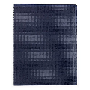 Blueline Duraflex Poly Notebook, Blue, 11 x 8.5 inches, 160 Pages (B41.82)