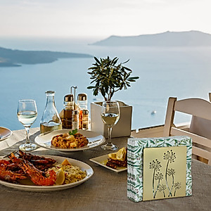 Gold Napkin Holder for Table, Metal Napkin Holder Stand for Dinner Home Kitchen Restaurant Picnic Party