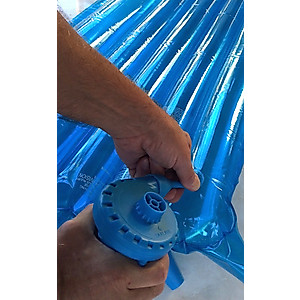 AIR PUMP for INFLATABLES - Fast Fill 1000 LPM Inflator Deflator, Portable Electric Air Pump with 3 Attach Nozzles - Inflatable Lake Floats, Pool Rafts, Toys, Air Mattress Bed, Blow Up Couch, Sofa