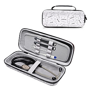 XANAD Stethoscope Case fits 3M Littmann Classic III/Lightweight II S.E. / Cardiology IV Diagnostic/MDF Acoustica Deluxe Stethoscopes and More