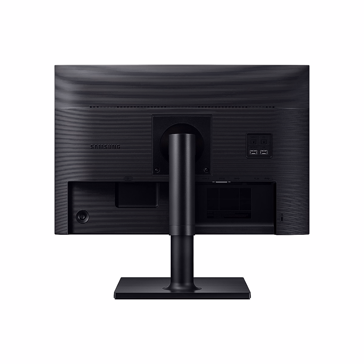 SAMSUNG FT45 Series 24-Inch WUXGA 1920 x 1200 Computer Monitor, 75Hz, IPS Panel, HDMI, DisplayPort, DVI, USB Hub, Built-in Speakers, Height Adjustable Stand, 3 Yr WRNTY (LF24T454GYNXZA),Black