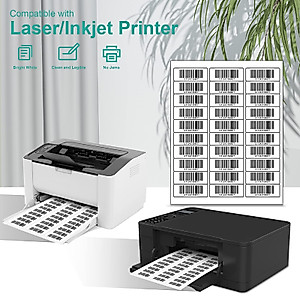MFLABEL Address Labels, 1" x2-5/8 Mailing Labels, 30-UP White Shipping Labels for Inkjet or Laser Printer, 750 Sticker Labels (25 Sheets), 30 Labels per Sheet