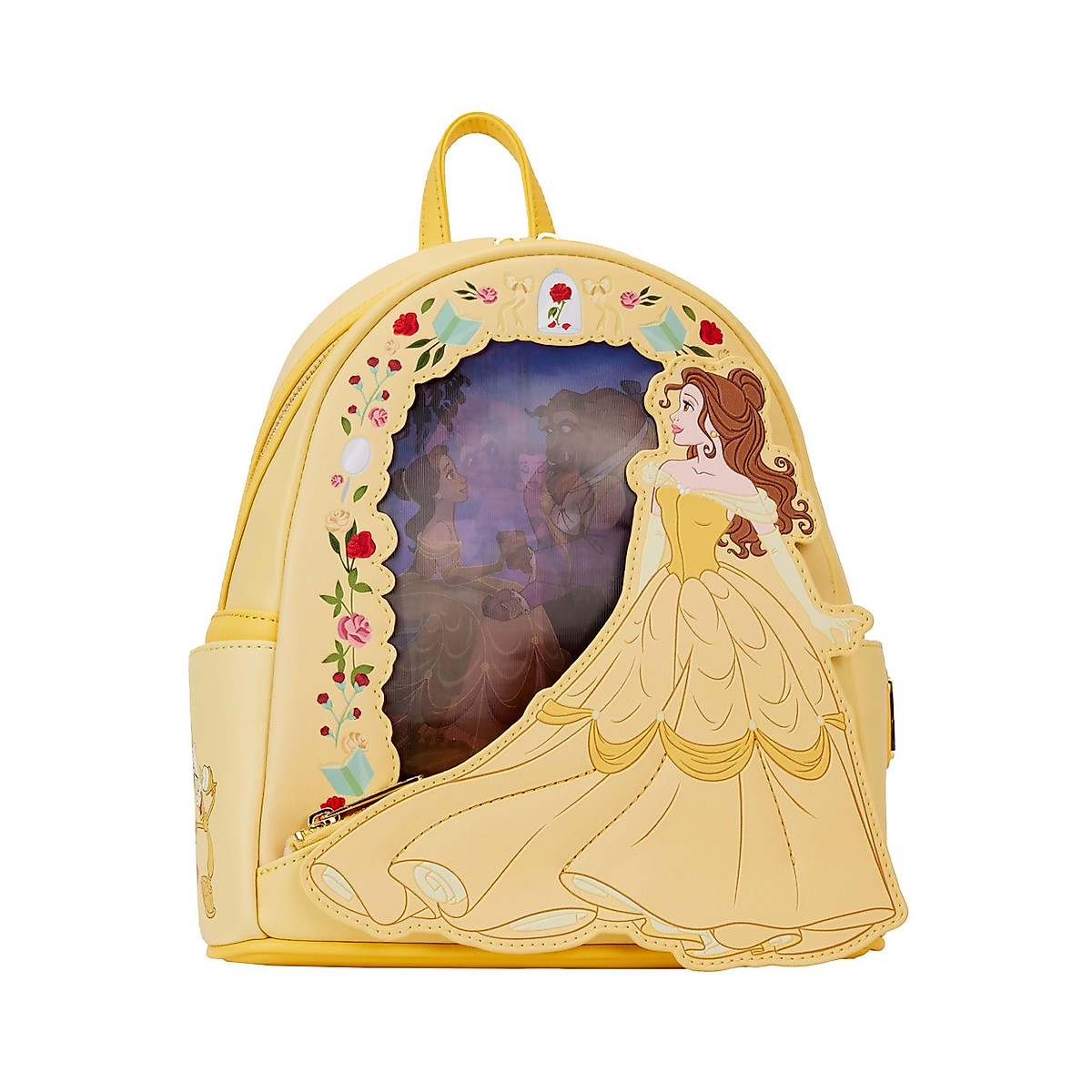 Loungefly Disney Beauty and the Beast Belle Lenticular Mini Backpack | Disney Backpacks Standard