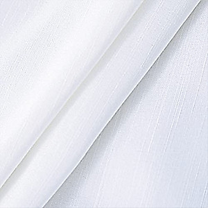 Biscaynebay Wrap Around Bed Skirts for Queen Beds 15 Inches Drop, White Elastic Dust Ruffles Easy Fit Wrinkle & Fade Resistant Silky Luxurious Fabric Solid Machine Washable