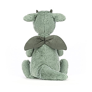 Jellycat Bashful Dragon Stuffed Animal, Medium 12 inches | Mythical Plush Toy | Classic Children's Gift