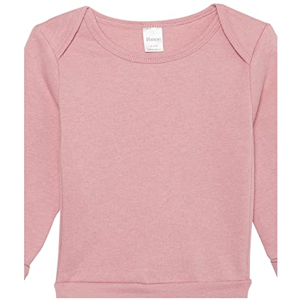 Hanes, Flexy Soft 4-Way Stretch Fleece Sweatshirt, Babies and Toddlers, Purple/Pink, 12-18 Months