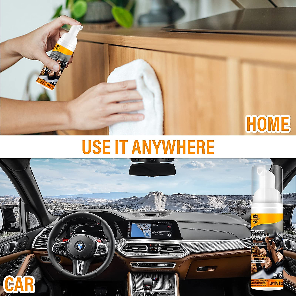 Foam Cleaner For Car (Small)