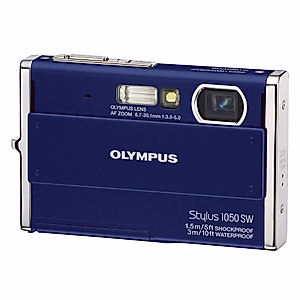 Olympus Stylus 1050SW 10.1MP Digital Camera with 3x Optical Zoom (Blue)