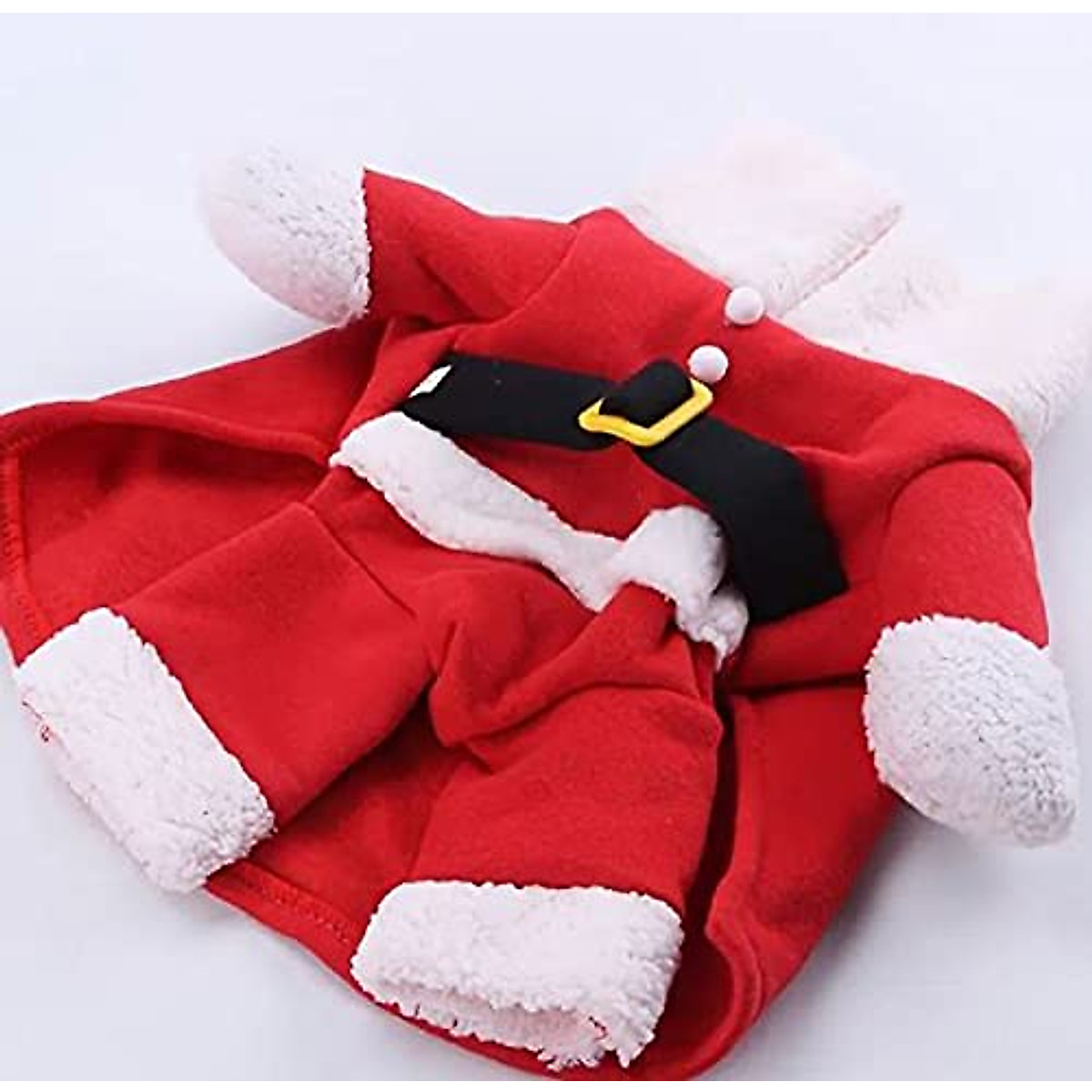 Christmas Cat Funny Clothes! Pet Santa Outfit with Hat! Dogs & Cats Santa Claus Suit Winter Coat! Christmas Costume Set for Small, Medium and Large Pet! Choose Your Size! (Large)