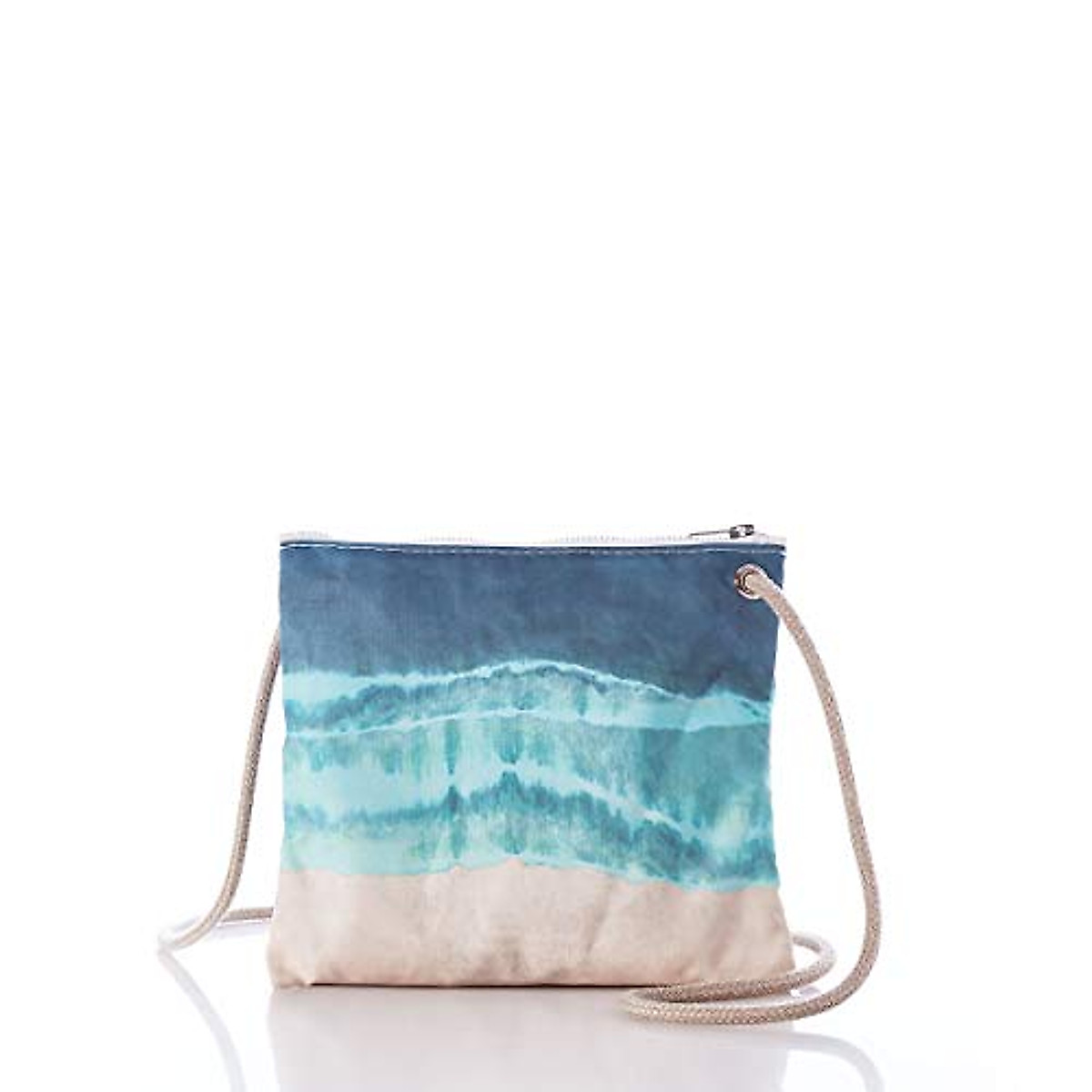 Sea Bags Recycled Sail Cloth Shoreline Tie Dye Slim Crossbody Bag Crossbody Bags for Women Travel Purse