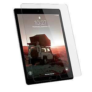 UAG iPad 10.2-inch (9th Gen, 2021) & (8th Gen, 2020) Case Metropolis, Magma + iPad 10.2-inch (9th Gen, 2021) & (8th Gen, 2020) Screen Protector Tempered Glass, Clear