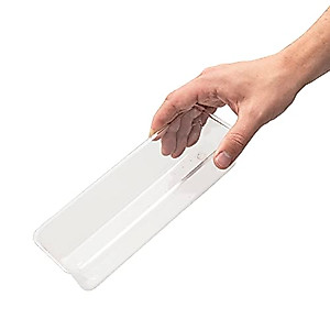 Details lab Ziplock Bag Storage Organizer with Clear Acrylic Bonus Drawer, Holds Plastic Food Baggies for Kitchen Pantry Drawer, Compatible with All-Size Ziploc Bags, Food Container Organizer