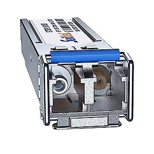1.25 Gigabit Single Mode LC Duplex Transceiver,1000Base-LX Dual Fiber SFP Module,1310nm SMF, up to 10 km,DDM，Compatible with Cisco, Ubiquiti, Mikrotik,Netgear, Dlink and More (1000M, x2)