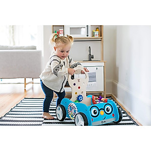 Baby Einstein Discovery Buggy Wooden Activity Walker & Wagon, Ages 12 Months +