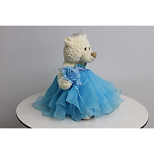 20" Quince Anos Quinceanera Last Doll Teddy Bear with Dress (Centerpiece) ~Babyl Blue~ B16831-4