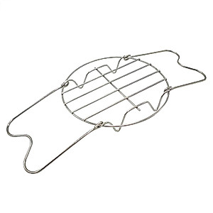 Steamer Rack Trivet with Handles for Instant Pot Duo Mini/Lux Mini/Ultra 3 Qt/Duo Plus 3 Qt and Other Electric Pressure Cookers 3 Qt 5 Qt