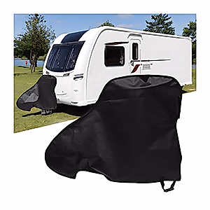 Electric Tongue Jack Cover, Waterproof Heavy Duty Protective Cover, Outdoor Sun Protection Jack Cover, Automotive Accessories Universal for RV, Trailer, Camper (14.17×5.11×10.03 inches)