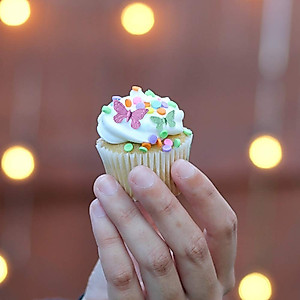 4 Pack Butterfly Molds Silicone Mini Butterfly Fondant Mold Butterfly Chocolate Candy Mold for Cupcake,Sugar Crafts,DIY Polymer Clay and Cake Decorating (butterfly)