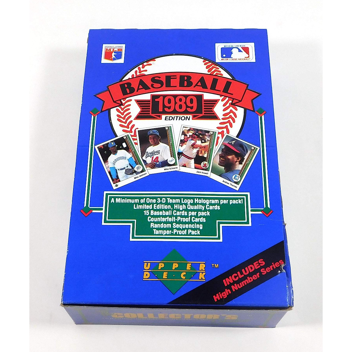 1989 Upper Deck High Series Baseball Card Hobby Box